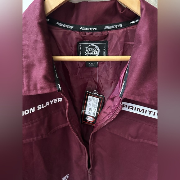 Primitive | Jackets & Coats | Primitive X Demon Slayer Tanjiro Maroon ...